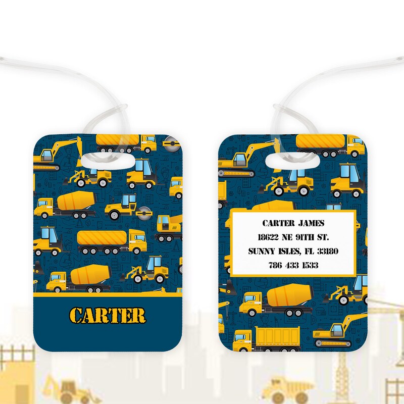 Kids Luggage Tags - Etsy
