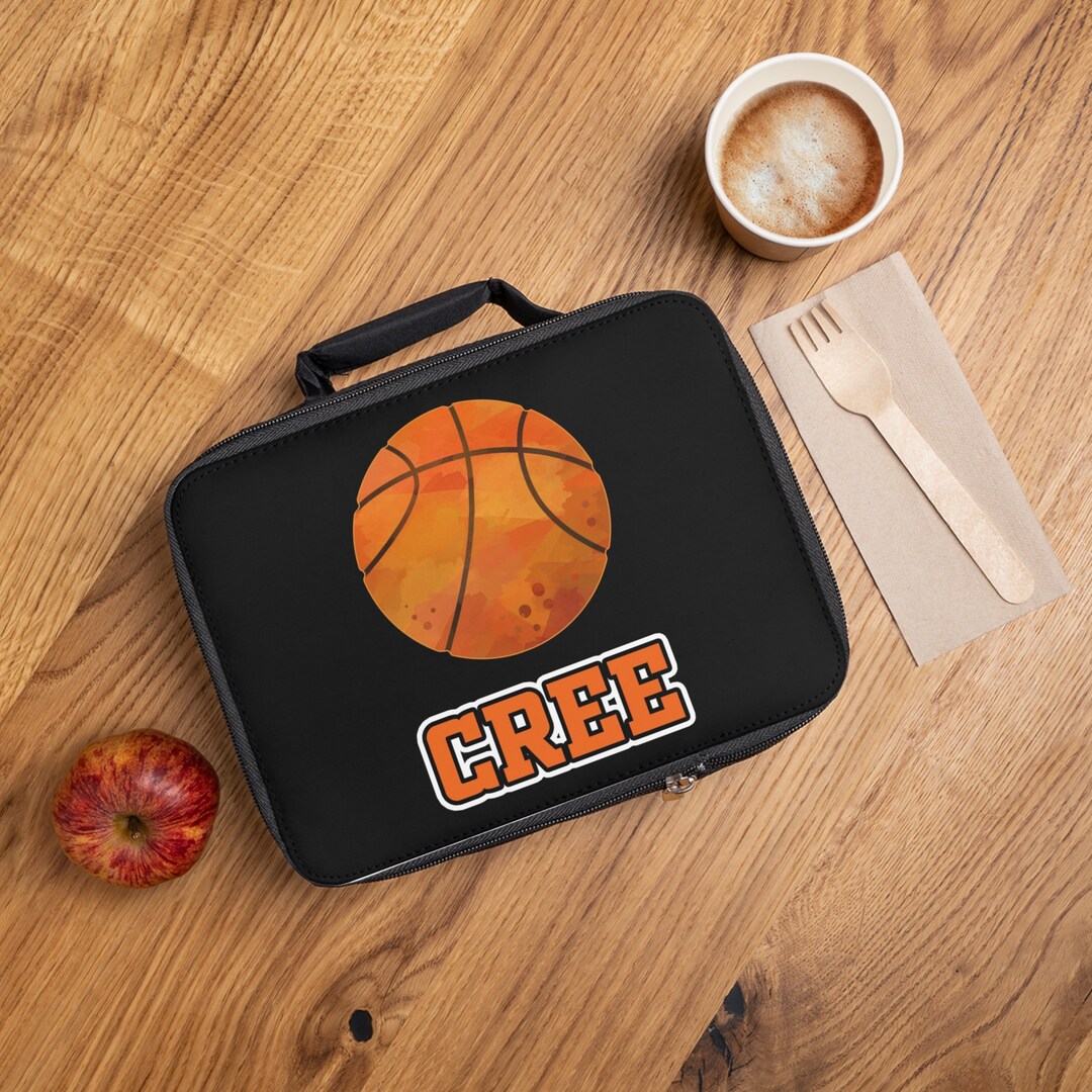 Custom Kid Lunch Bag Personalized Lunch Bag Basketball Lunch Box ...