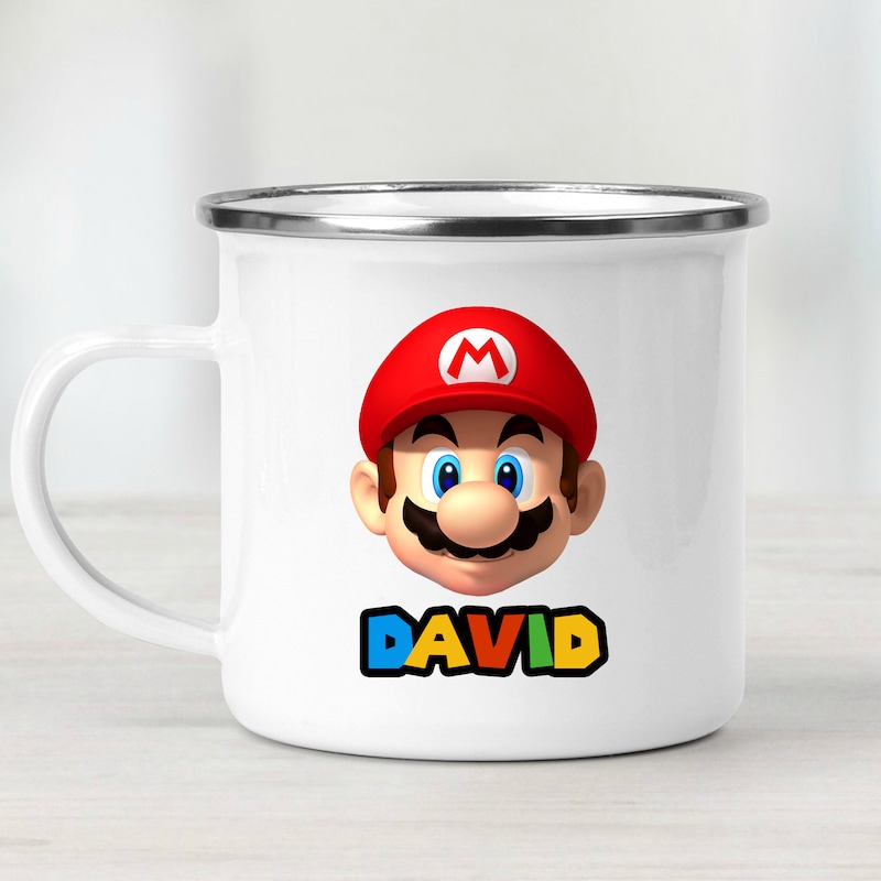 Mario and Luigi Mugs - Etsy