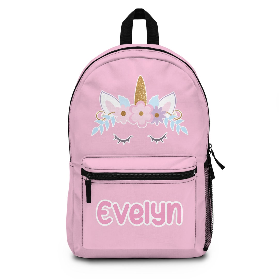 Custom Unicorn Kid Backpack Personalized School Bag Unicorn School Bag ...