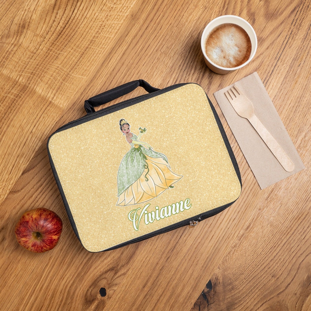 Custom Disney Princess Lunch Bag Personalized Lunch Bag Tiana Lunch Box ...