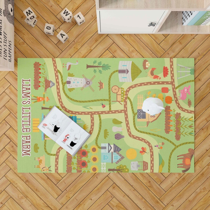 Playroom Rug - Etsy