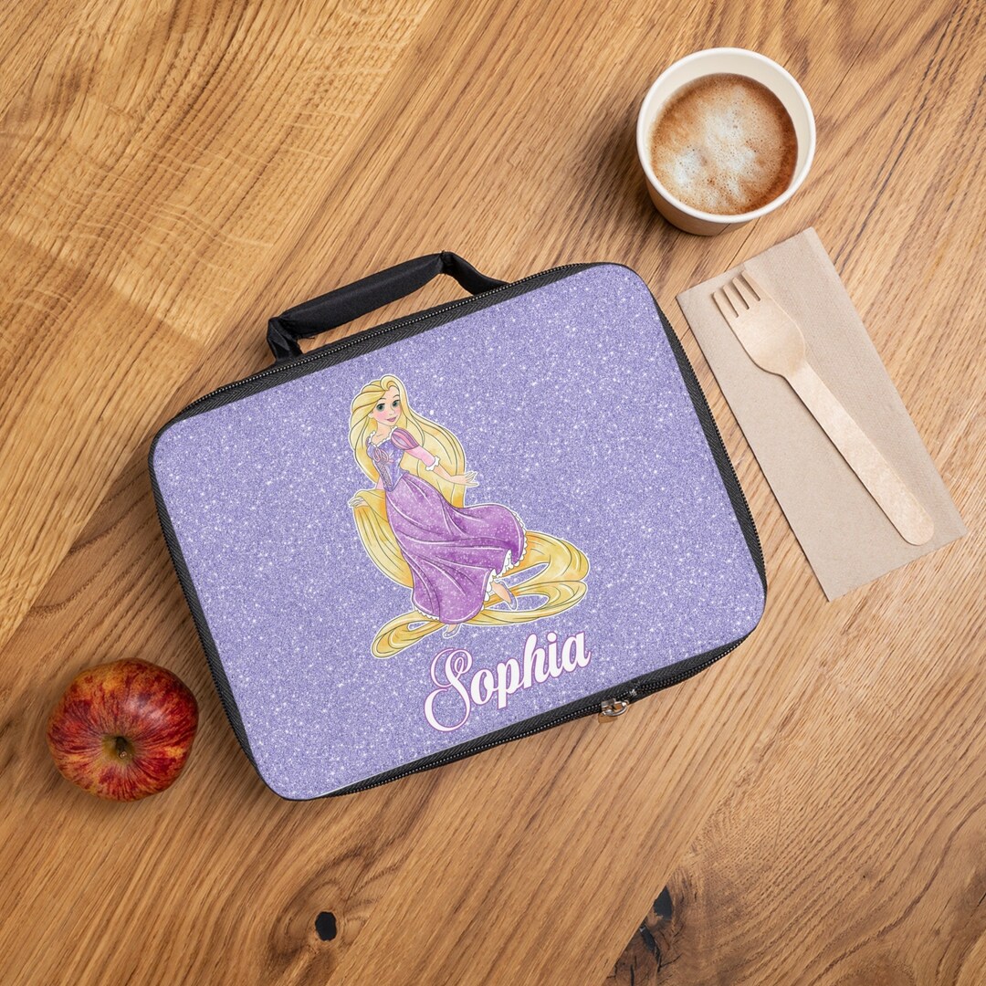 Custom Disney Princess Lunch Bag Personalized Lunch Bag Rapunzel Lunch ...