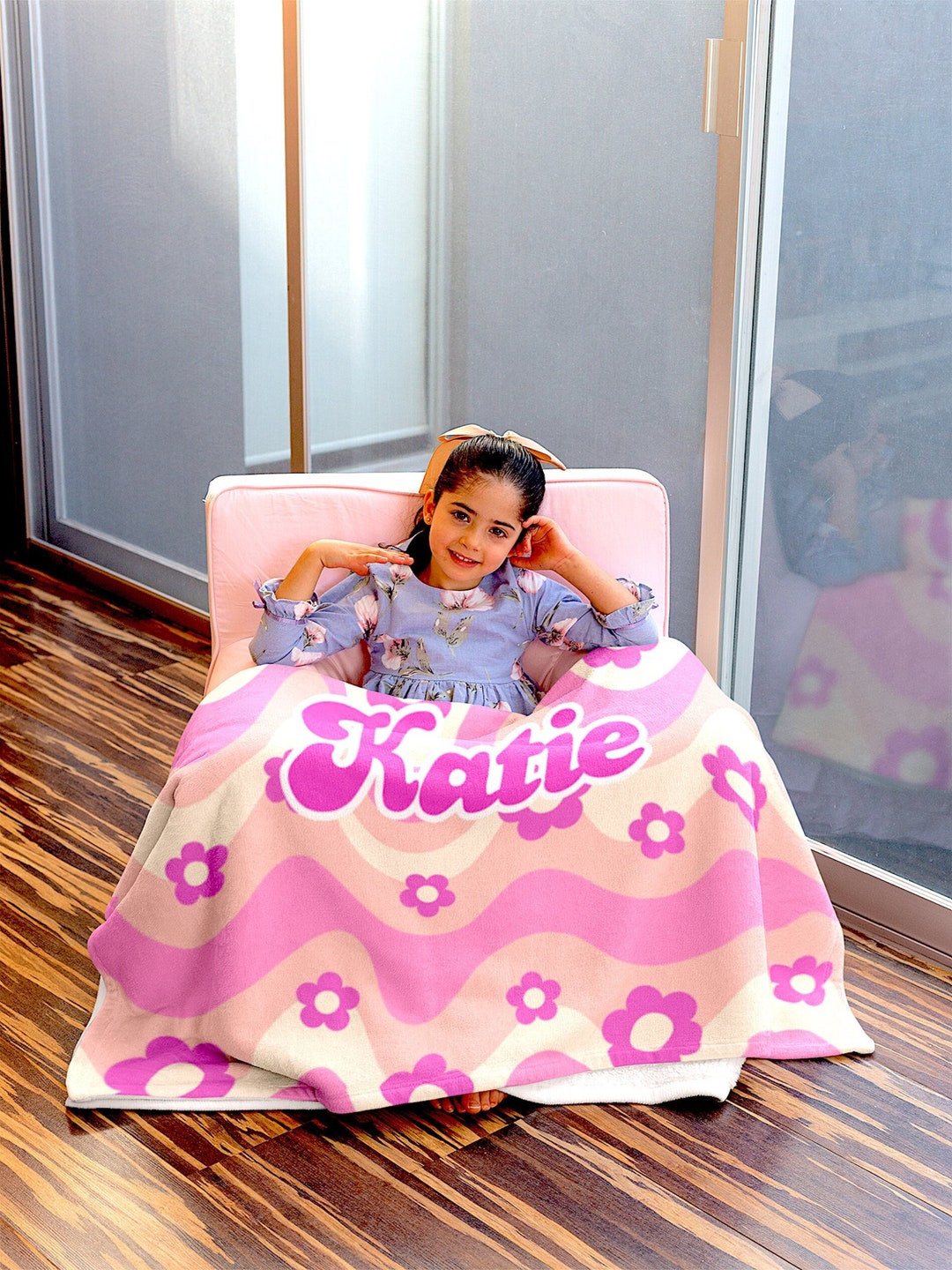 Custom Name Blanket Cute Groovy Decor Groovy Room Decor Groovy Bedding ...