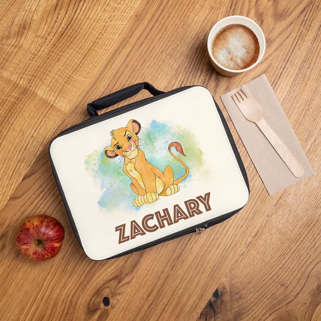 Custom Lion King Lunch Bag Personalized Lunch Bag Lion King Simba Lunch ...