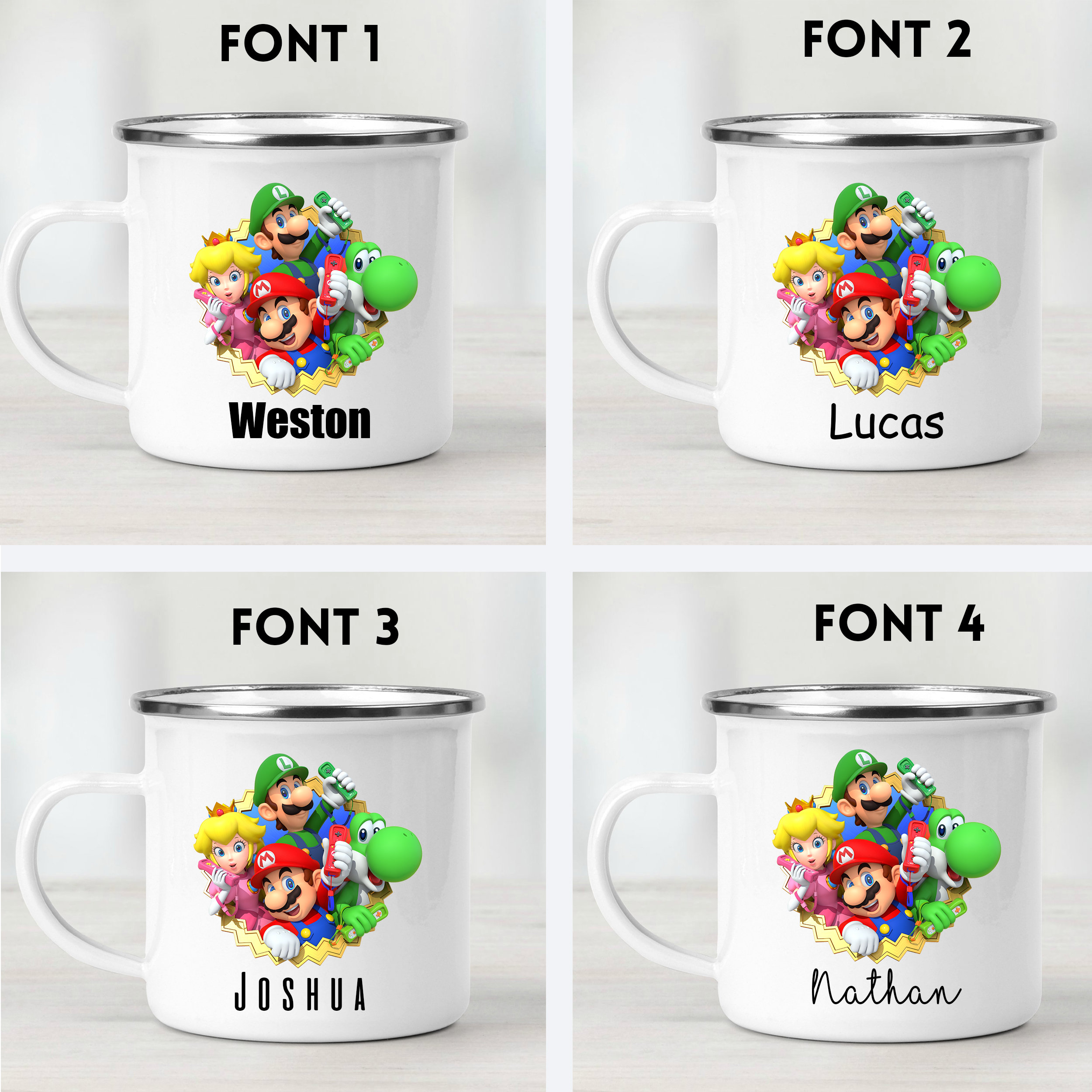 Supermario Kids Cup, Personalized Kids Mug, Mario Mug, Custom Cup ...