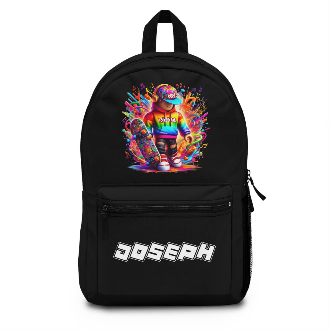 Custom Roblox Backpack Personalized School Bag Roblox School Bag Custom ...
