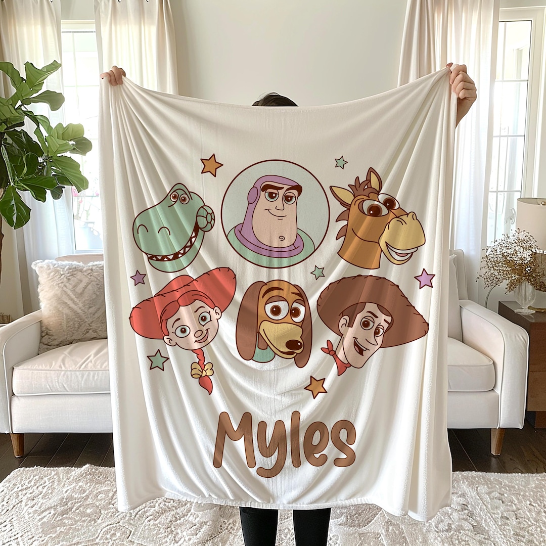 Toy Story Blanket Disney Toy Story Room Bedding Toy Story Gift Disney ...