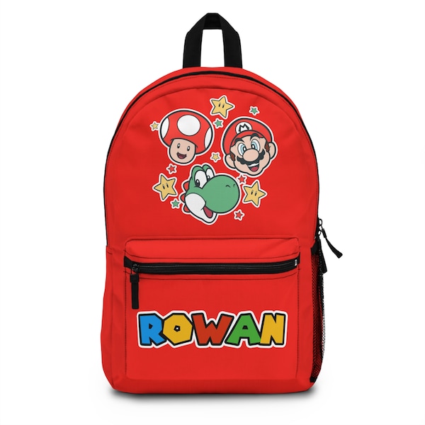 Toad Backpack Mario - Etsy