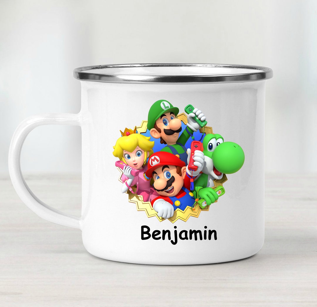 Supermario Kids Cup, Personalized Kids Mug, Mario Mug, Custom Cup ...