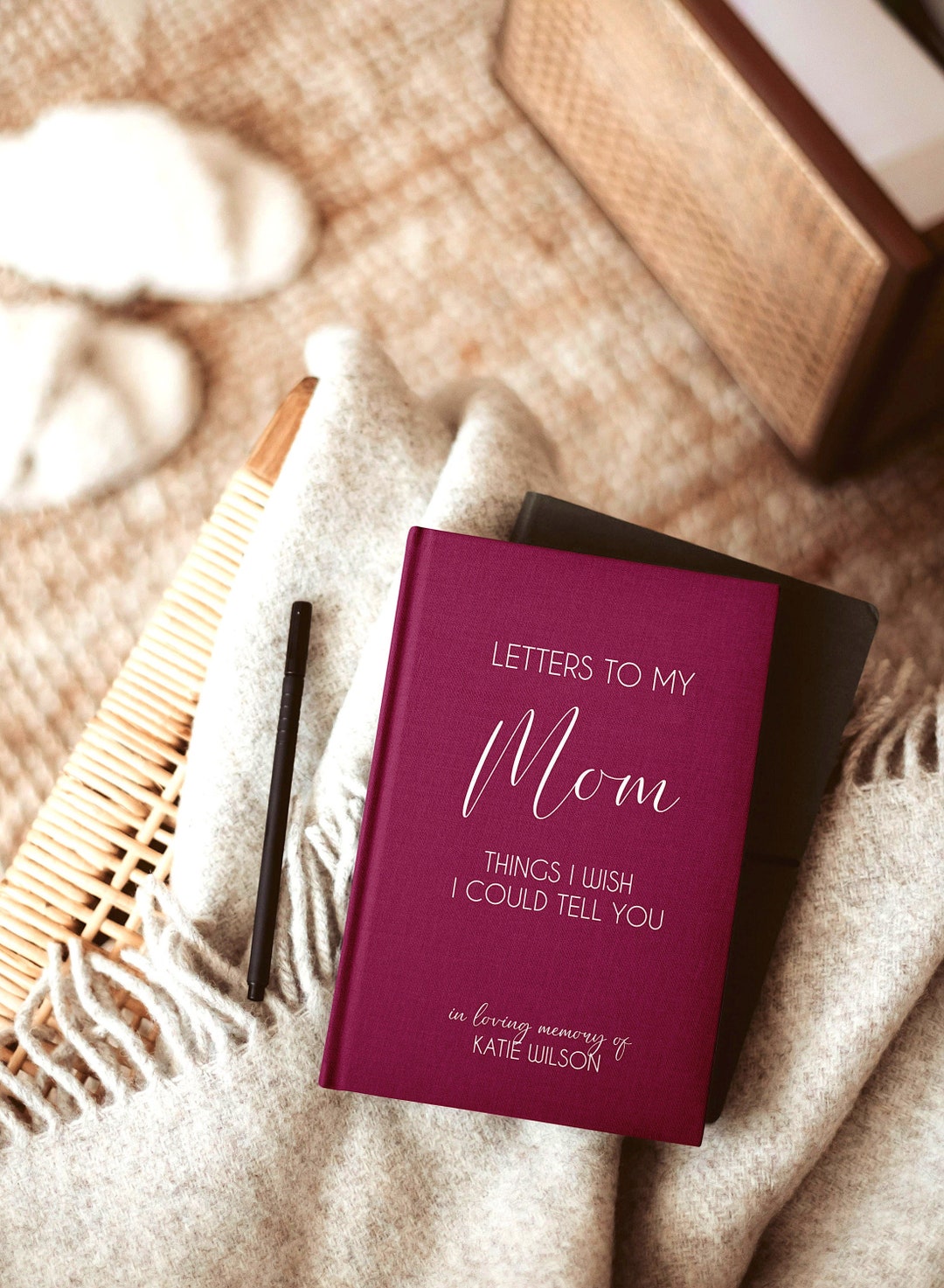 Custom Grief Notebook, Letters to My Mom, Mom Remembrance Gift, Memory ...