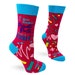 We Don't Believe in Humans Men's Novelty Crew Socks | Alien Socks ...