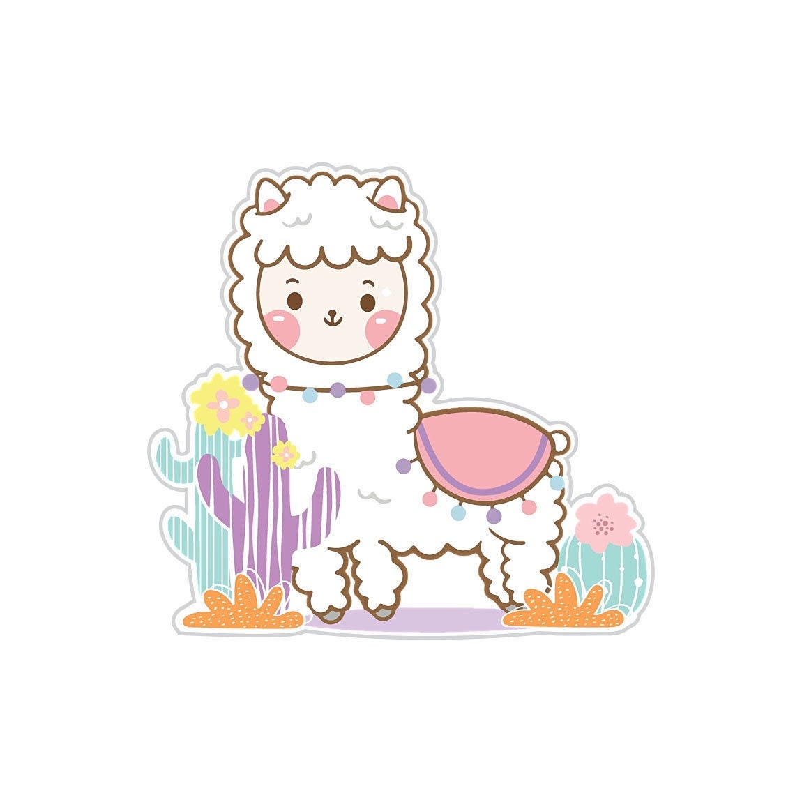 Cute Baby Llama Sticker Waterproof Sticker for Laptop Phone | Etsy