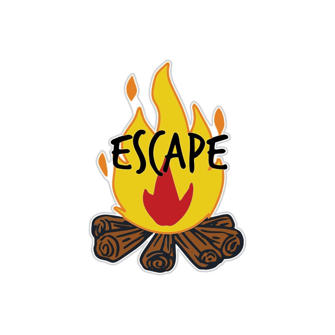 Escape Sticker für Abenteuer liebhaber, Wasserfester Aufkleber für ...