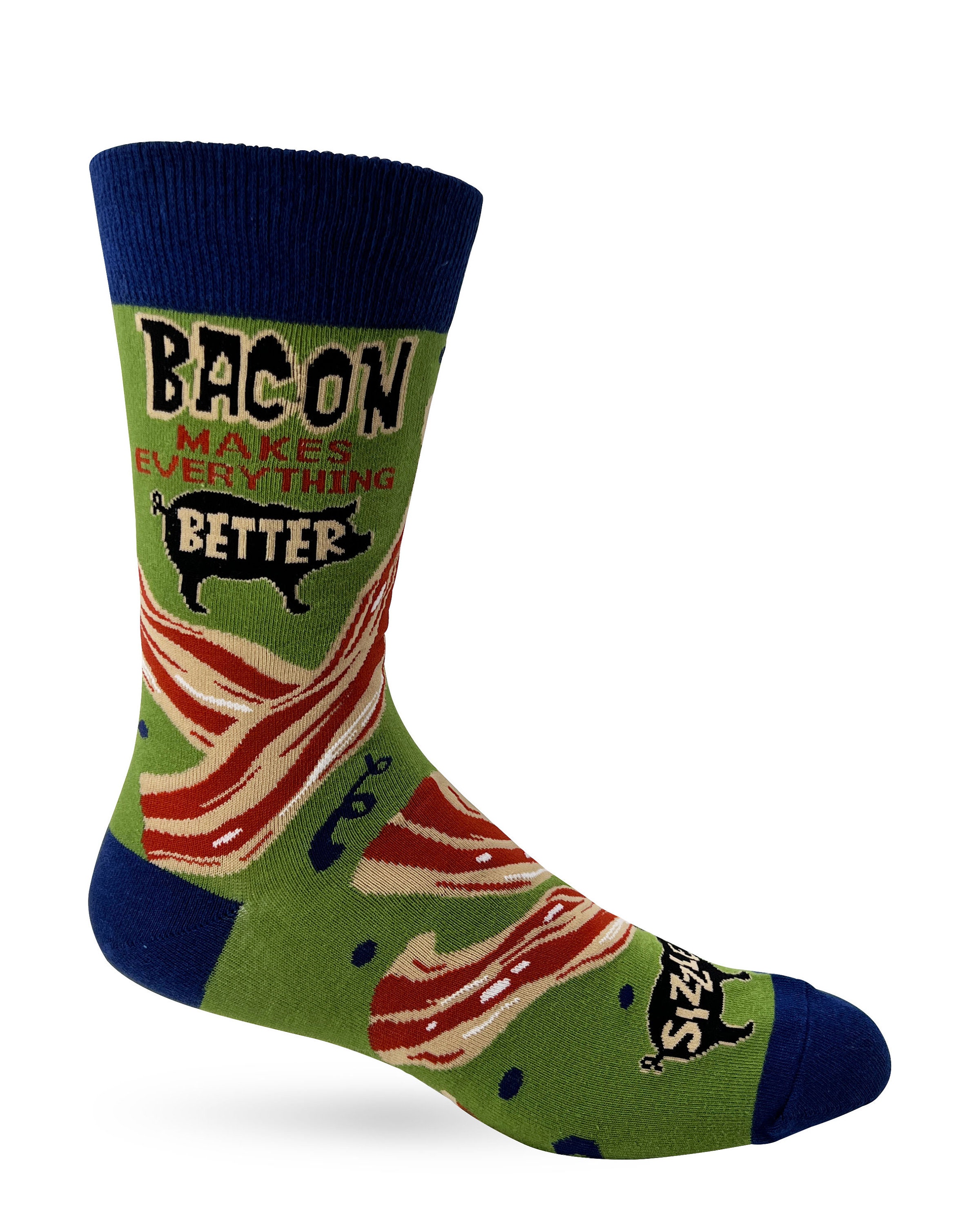 Bacon Makes Everything Better Men's Novelty Crew Socks - Etsy