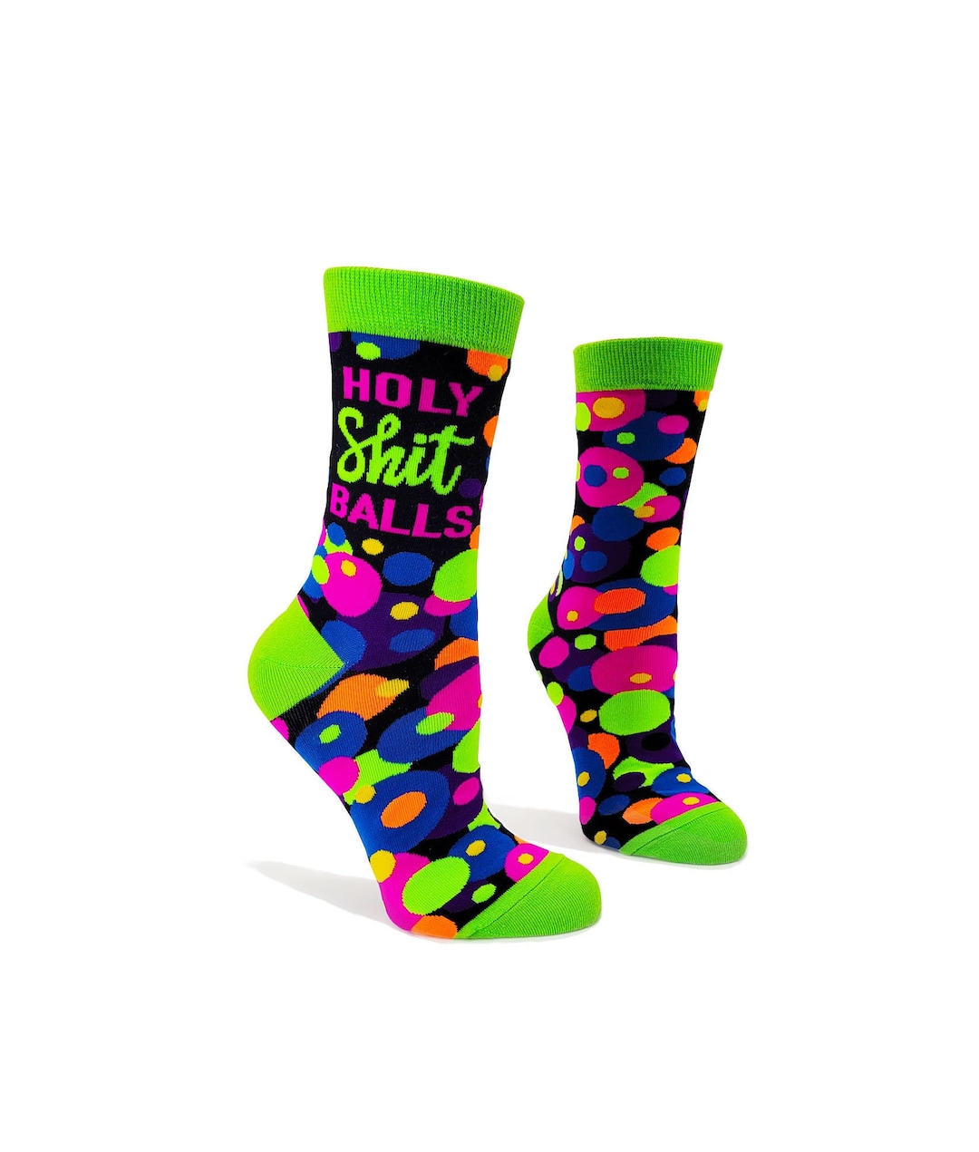 Holy Shit Balls Ladies' Crew Socks | Sassy Socks | Gift for Her ...