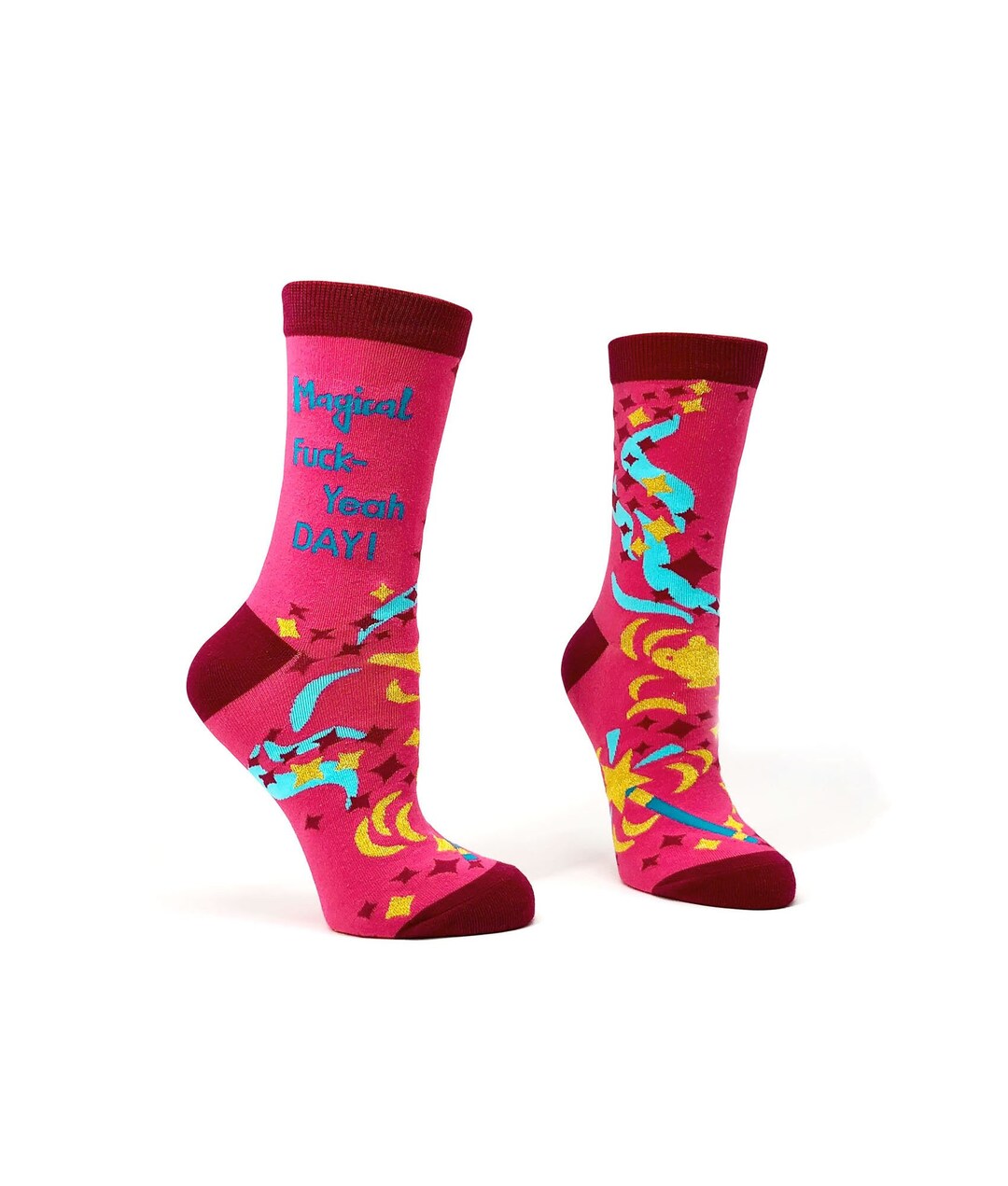 Magical F**k-yeah Day Women's Crew Socks | Sassy Socks | Swear Word ...