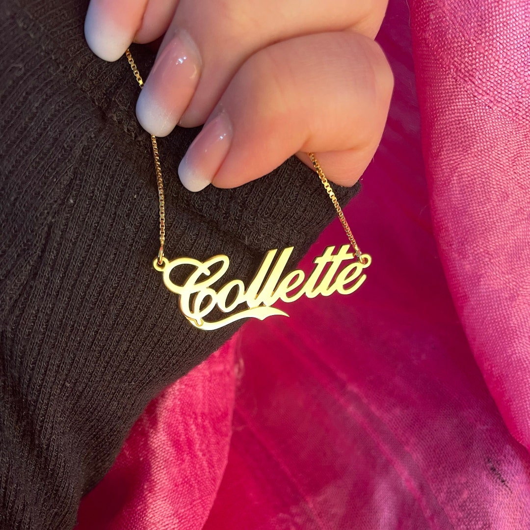Personalized Name Necklace With Half Underline - Sterling Silver 925 ...
