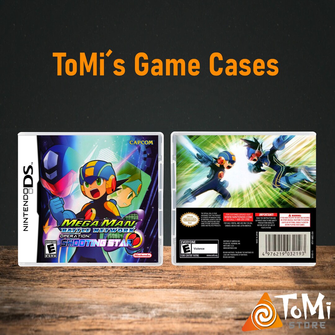 Mega Man Shooting Star Nintendo Gameboy Custom DS Replacement Case ...