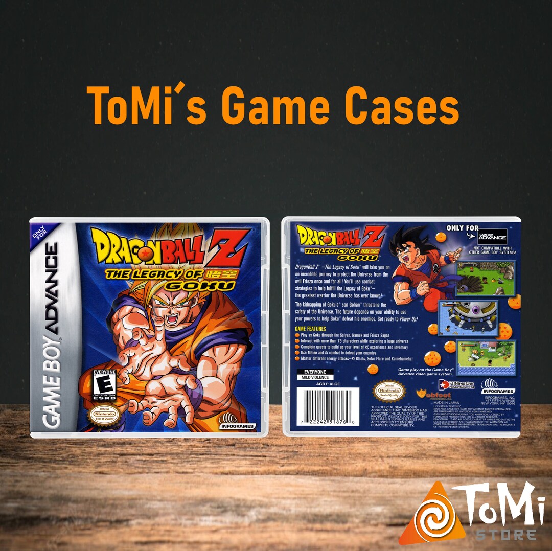Dragonball Z the Legacy of Goku GBA Nintendo Gameboy Advance Custom DS ...