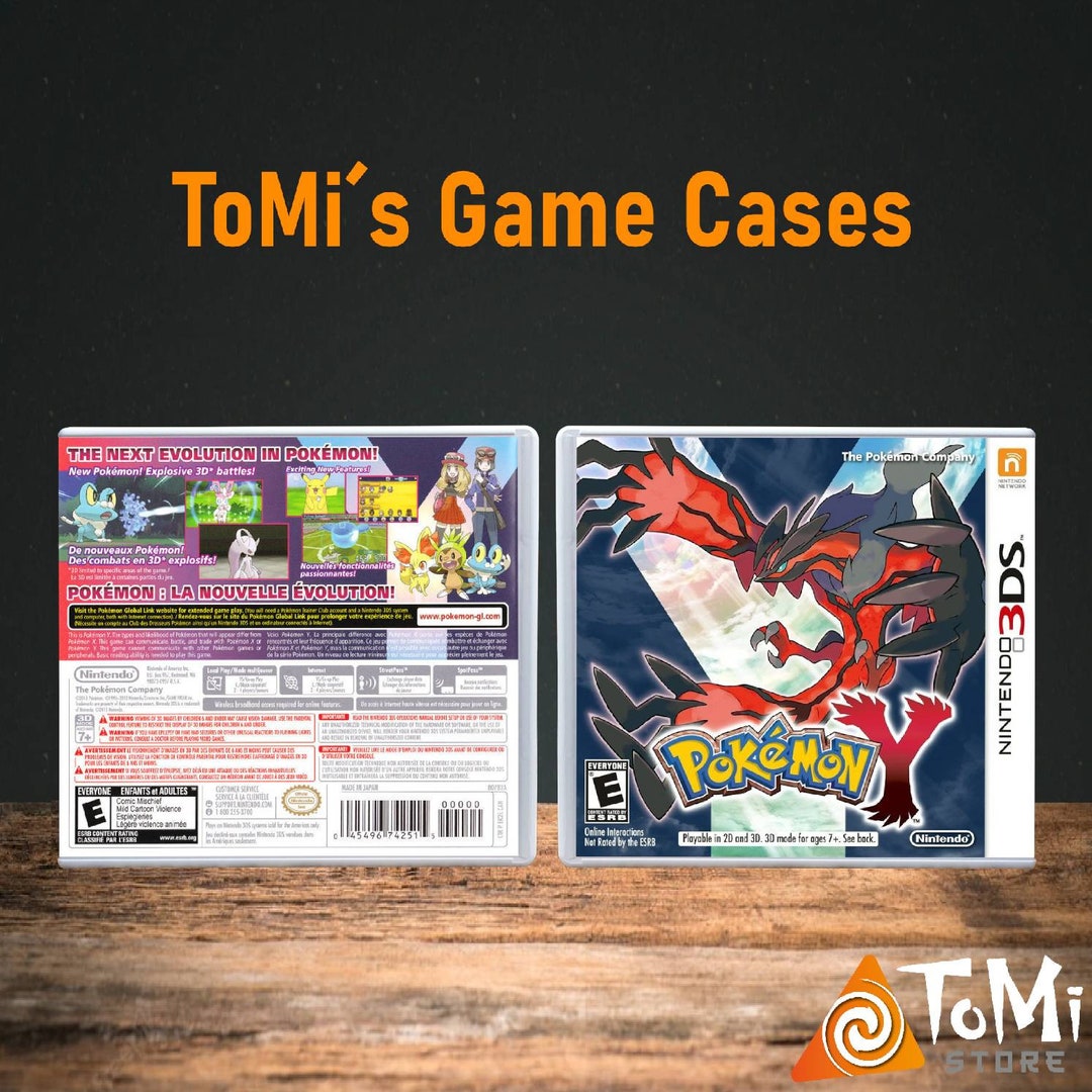 Pokemon Y Nintendo Gameboy 3DS Custom Replacement Cover/cases Video ...