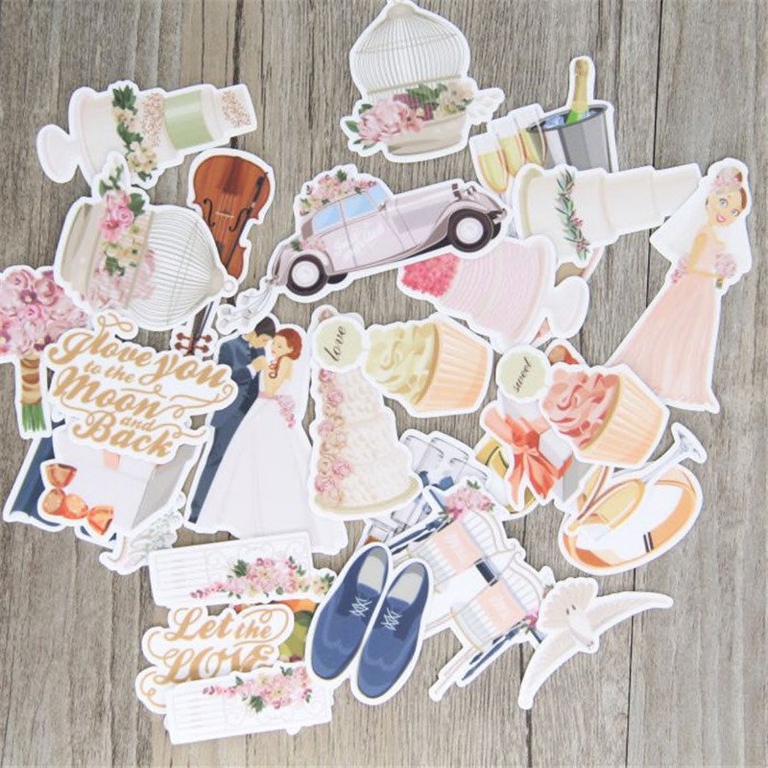 Stickers Wedding - Etsy