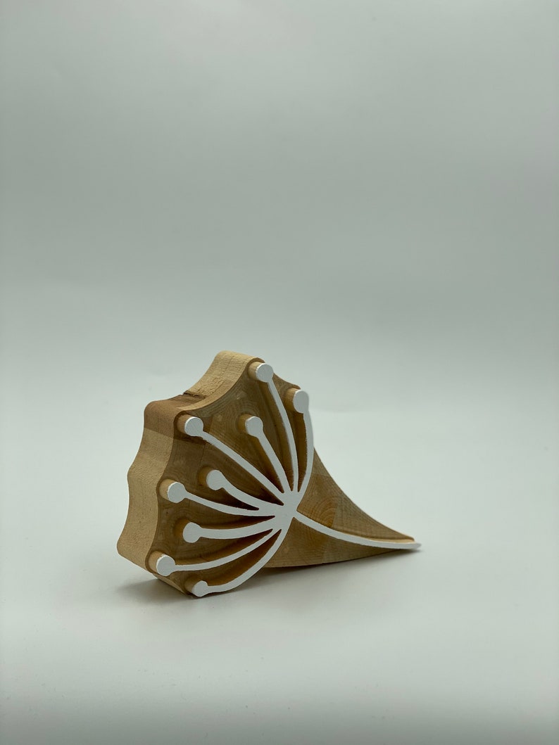 Wooden Chicory Flower Block Print Stamp 6 Pcs - Etsy