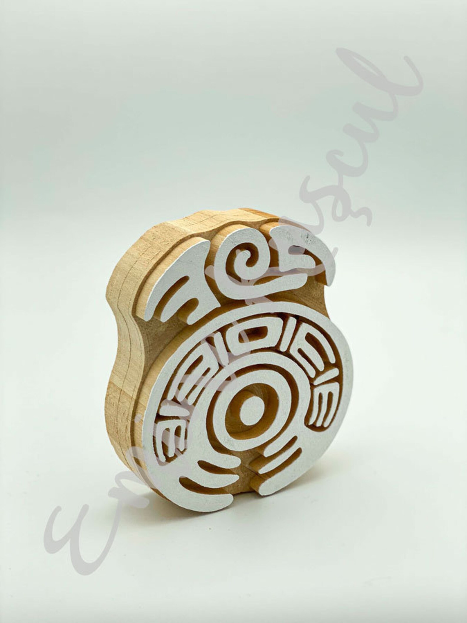 Wooden Antiquity Block Print Stamp 8 Pcs - Etsy