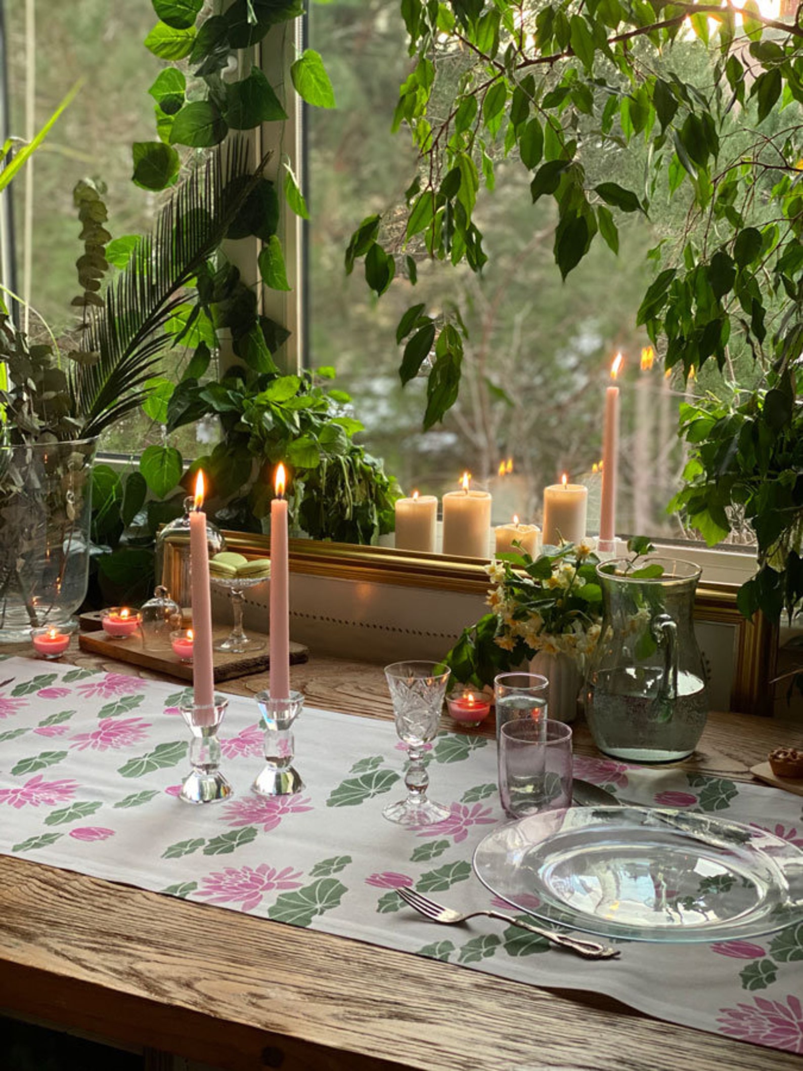 Wooden Lotus Flowers Block Print Stamp 5pcs - Etsy