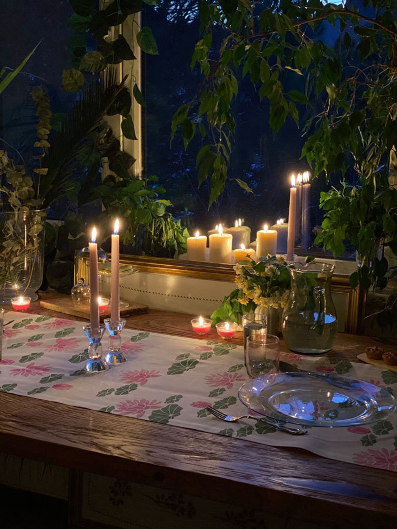 Wooden Lotus Flowers Block Print Stamp 5pcs - Etsy