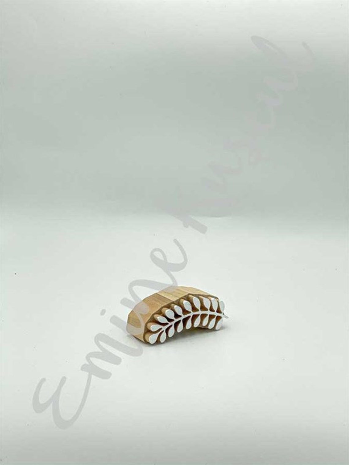 Wooden Leaf Block Print Stamp | Etsy