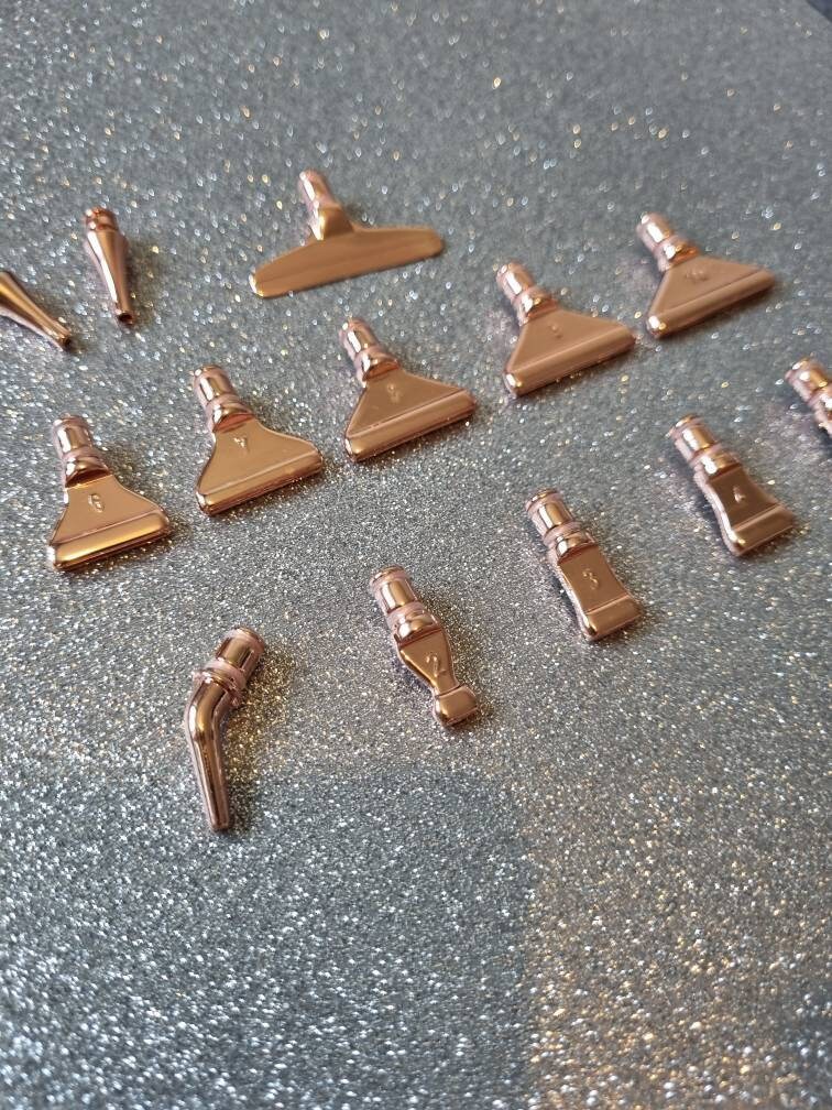 Rose Gold Metal Tips - Etsy