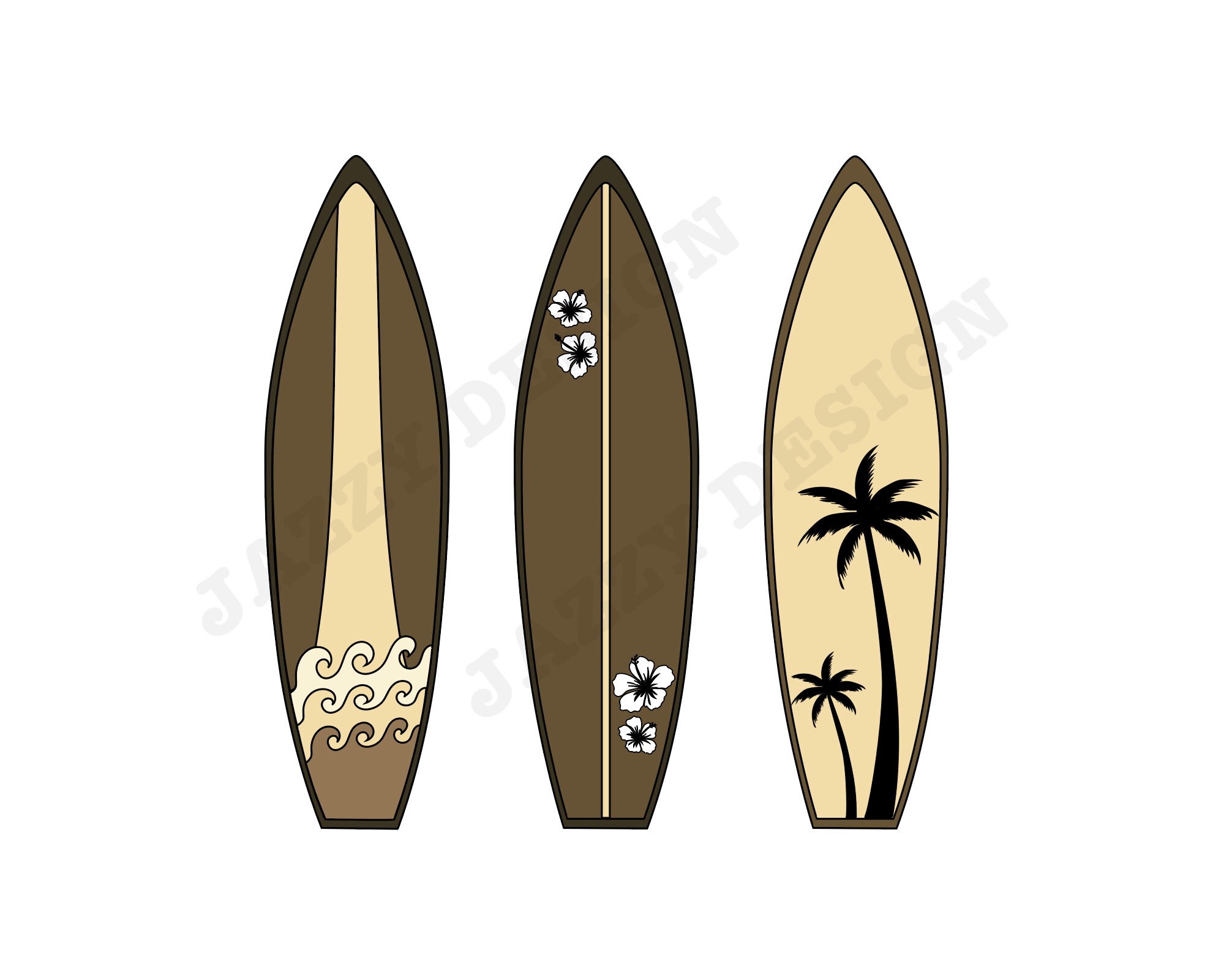 Surf Board SVG - Etsy