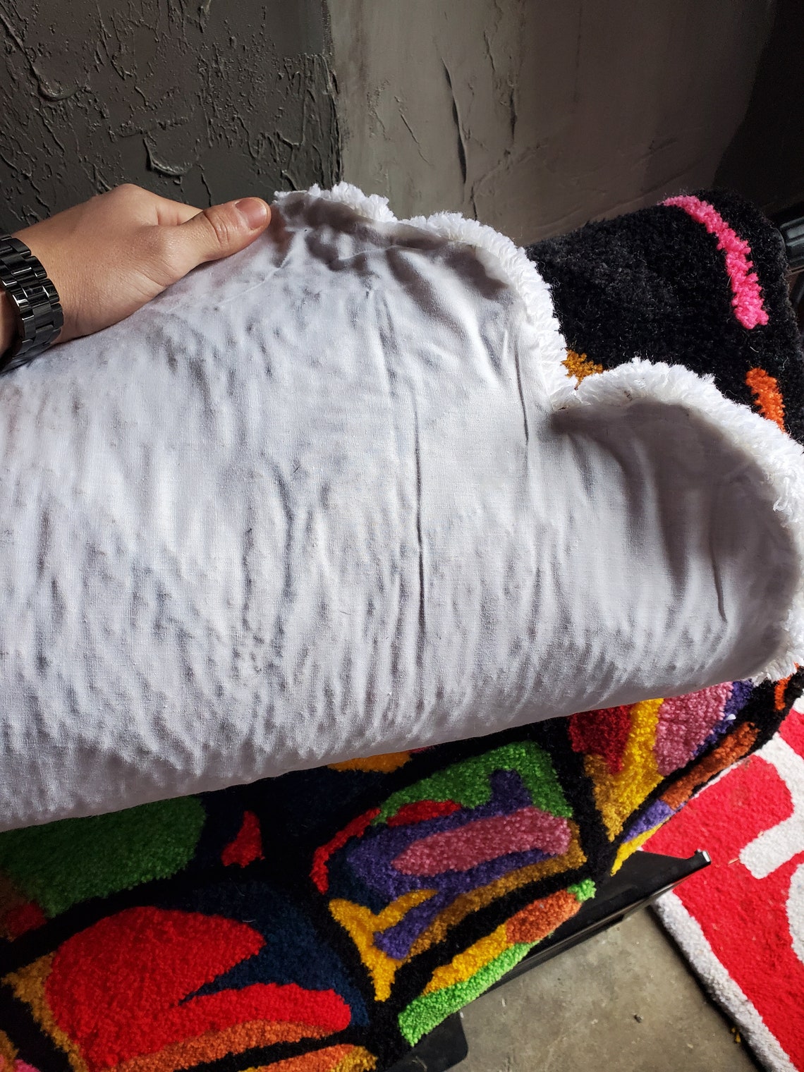 Stitch and Angel Rug - Etsy