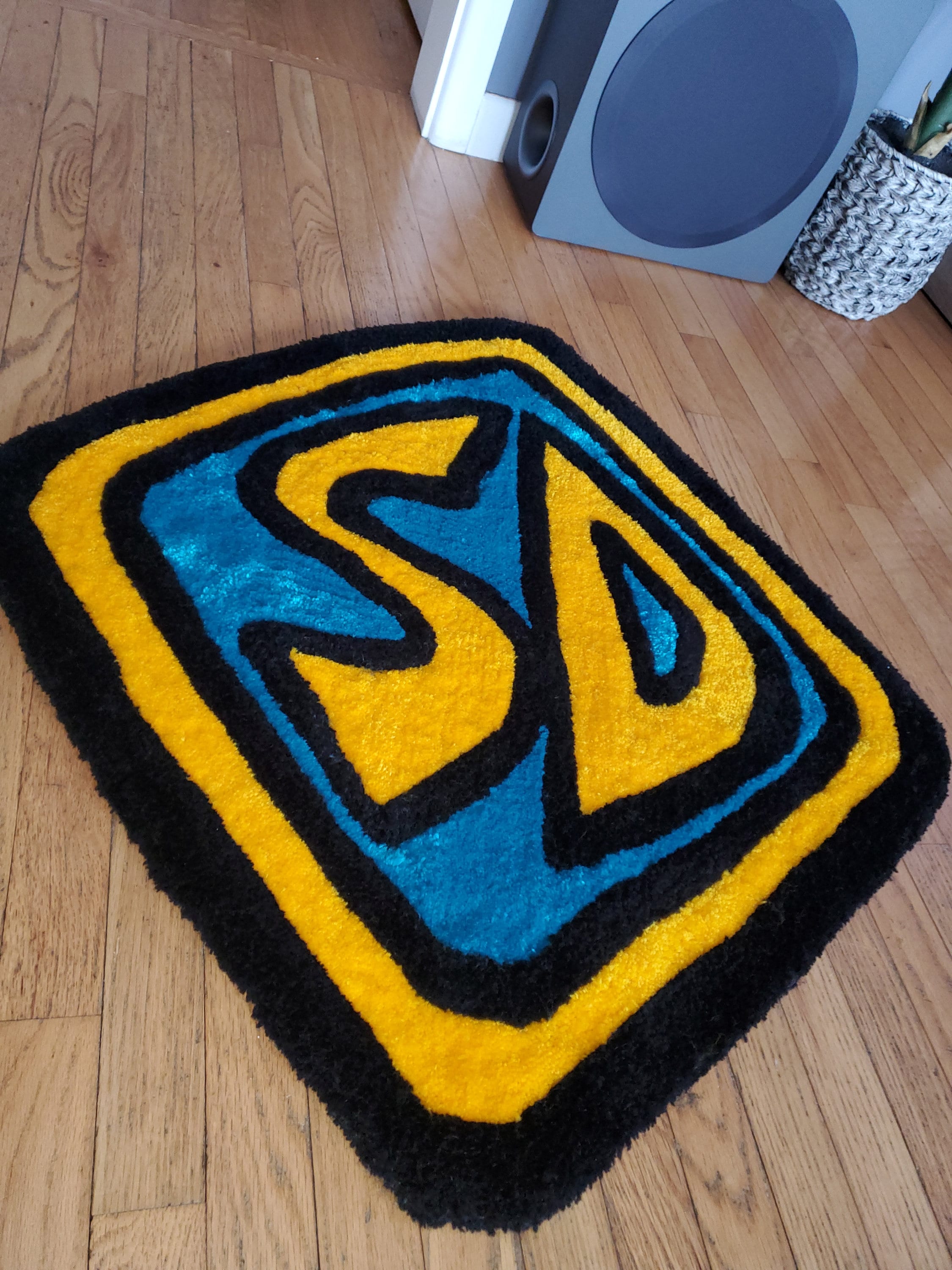 Tufted Scooby-doo Dog Tag Rug - Etsy