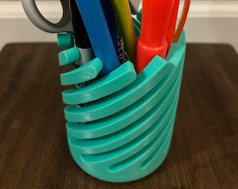 Hexagon Pen Cup - 3D Printed - Etsy