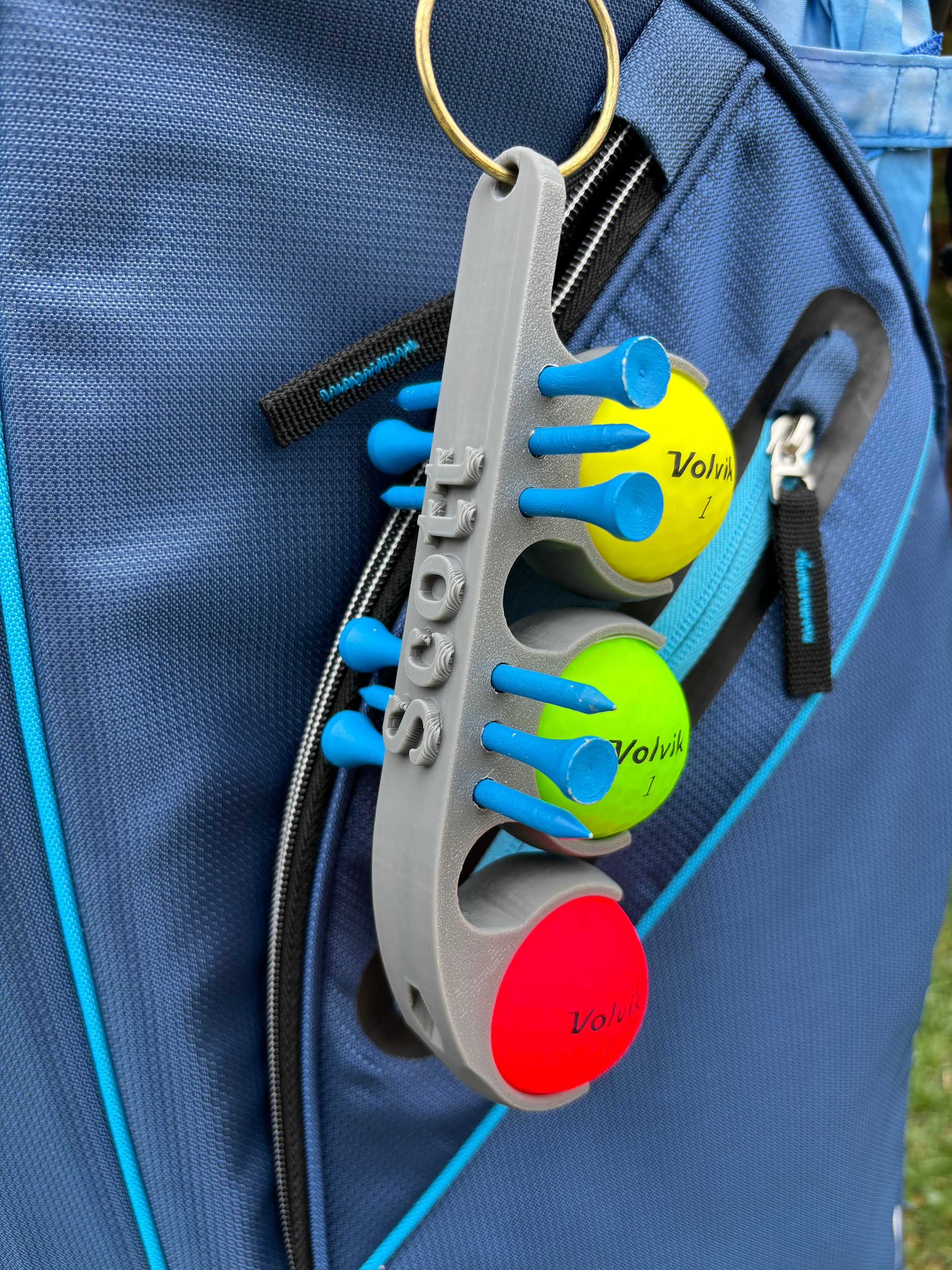 Golf Ball & Tee Holder for Golf Bag - 3D Printed - Etsy