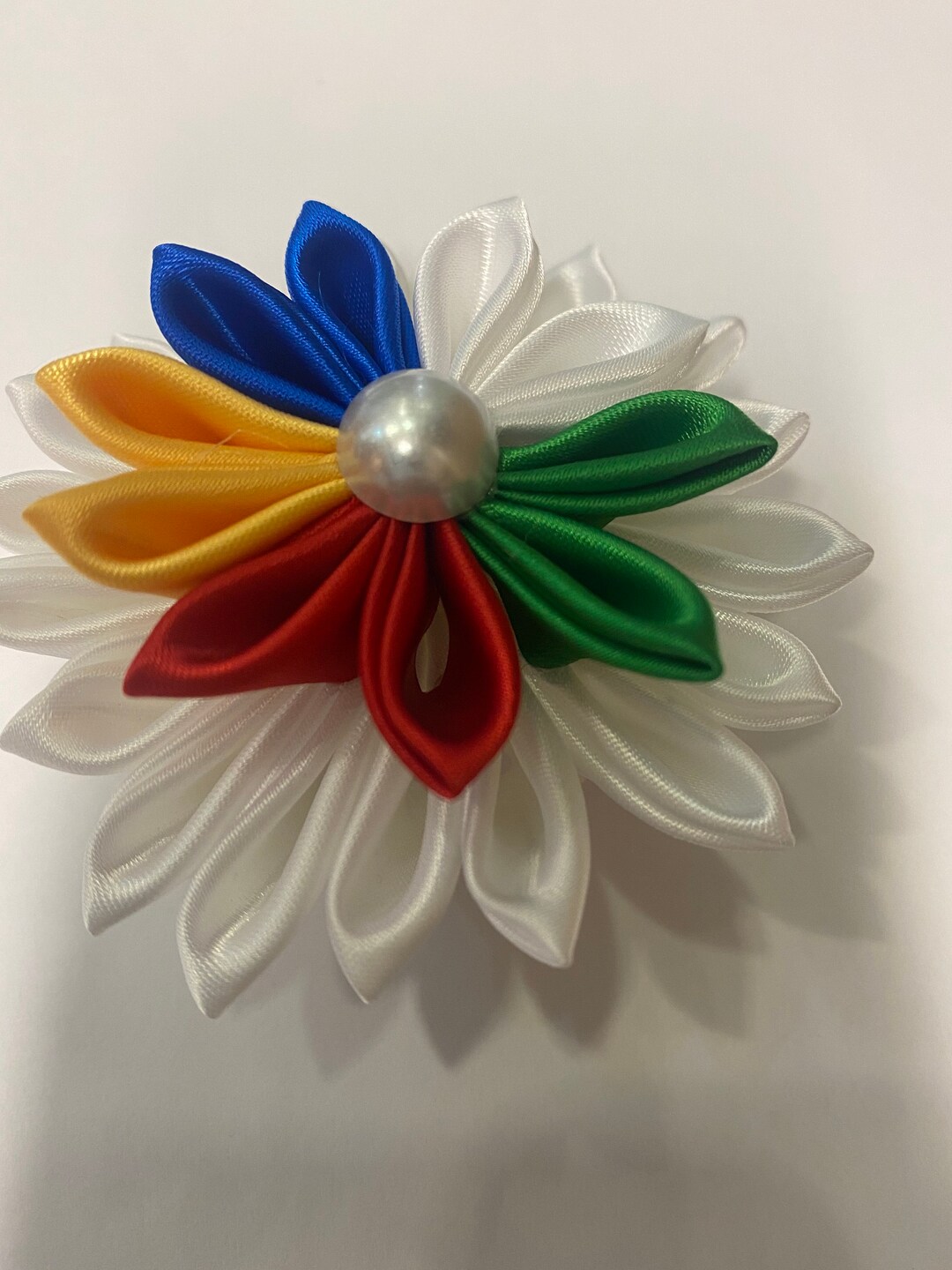 Eastern Star Pin Corsages Multi Color Satin Ribbon Brooch - Etsy