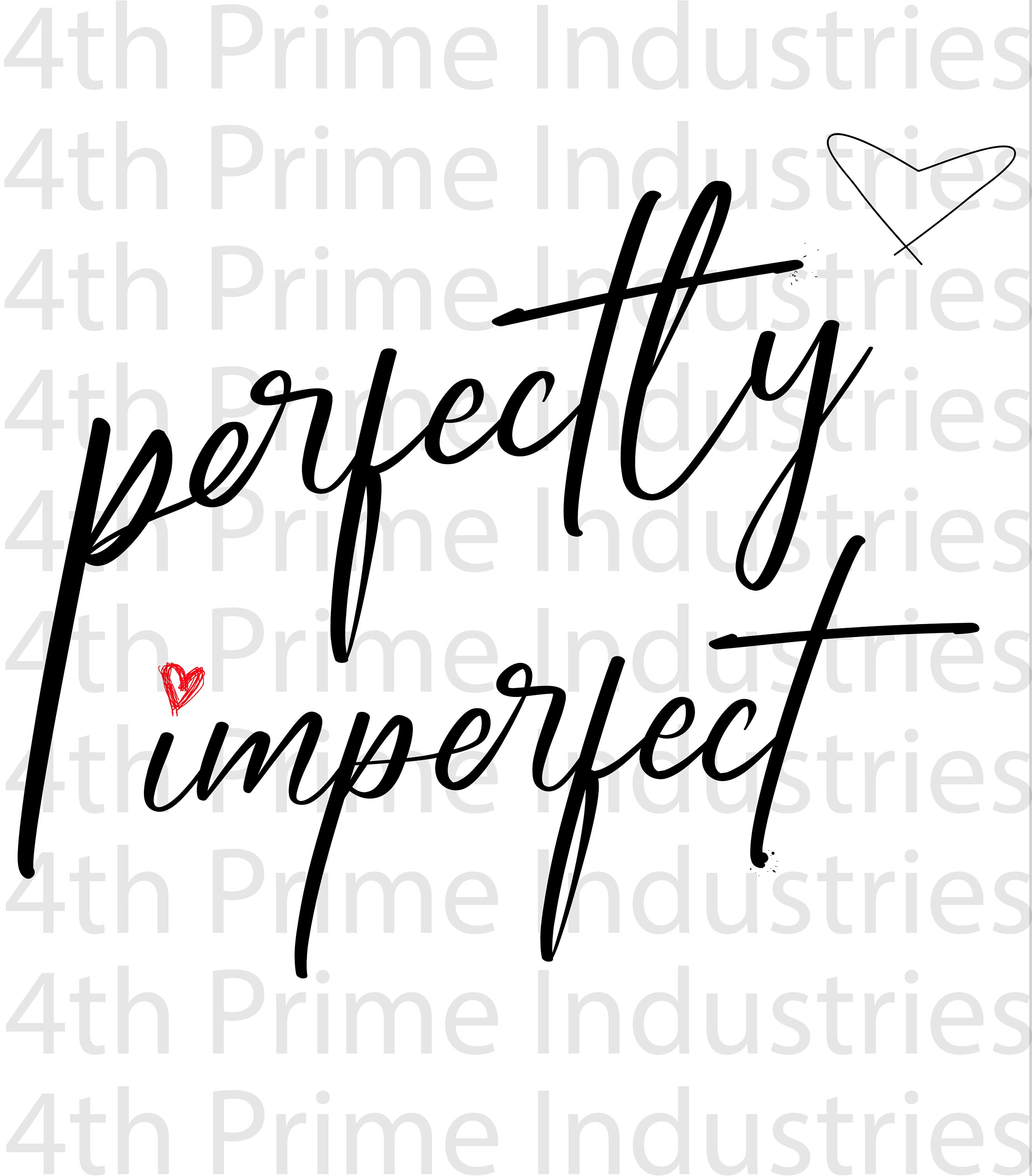 Perfectly Imperfect -digital Design- Svg, Eps, Pdf, Ai, Png - Etsy