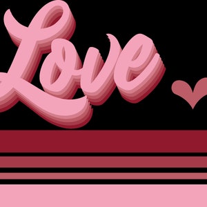 Cute Love Digital Design Bundlepng, Svg, Eps, Dxf, Pdf - Etsy