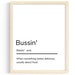 Bussin' Definition Printable Wall Art Bussin' Quote | Etsy