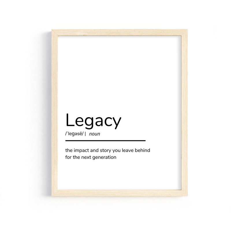 Definition Print - Etsy