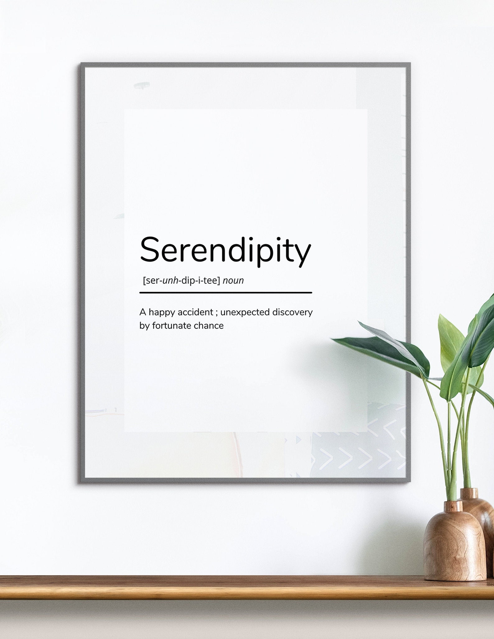 Serendipity Definition Printable Quote, Serendipity Quote, Home Wall ...