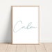 Calm Printable Wall Art, PDF Instant Download, Calming Wall Printable ...