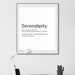 Serendipity Definition Printable Quote, Serendipity Quote, Home Wall ...