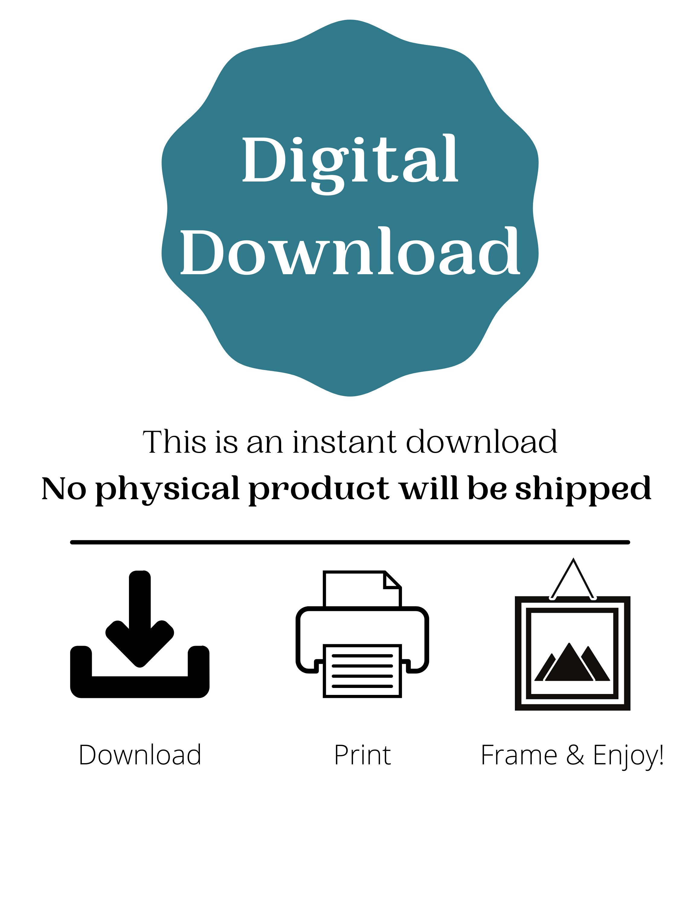 Kawaii Definition, Cute Quote, PDF, Typography Poster, Kawaii Wall Art ...