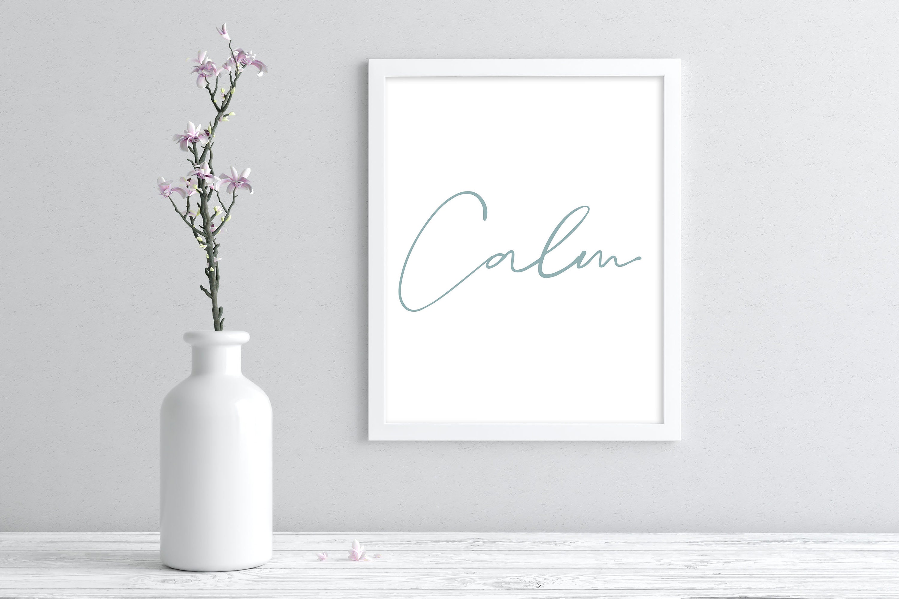 Calm Printable Wall Art, PDF Instant Download, Calming Wall Printable ...