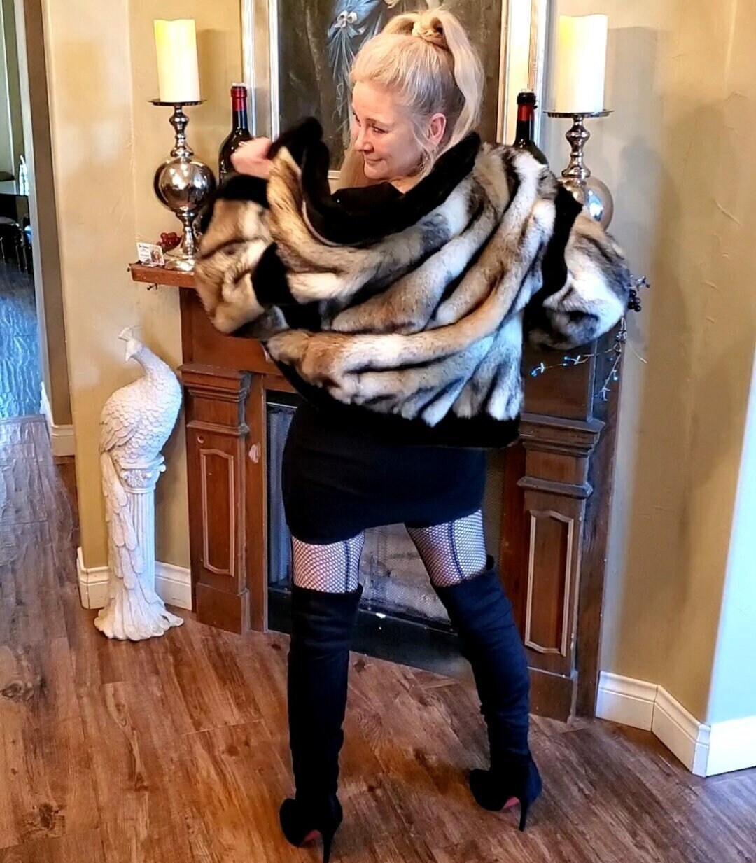 Super Cute Faux German Sable Fur Coat Sz M - Etsy