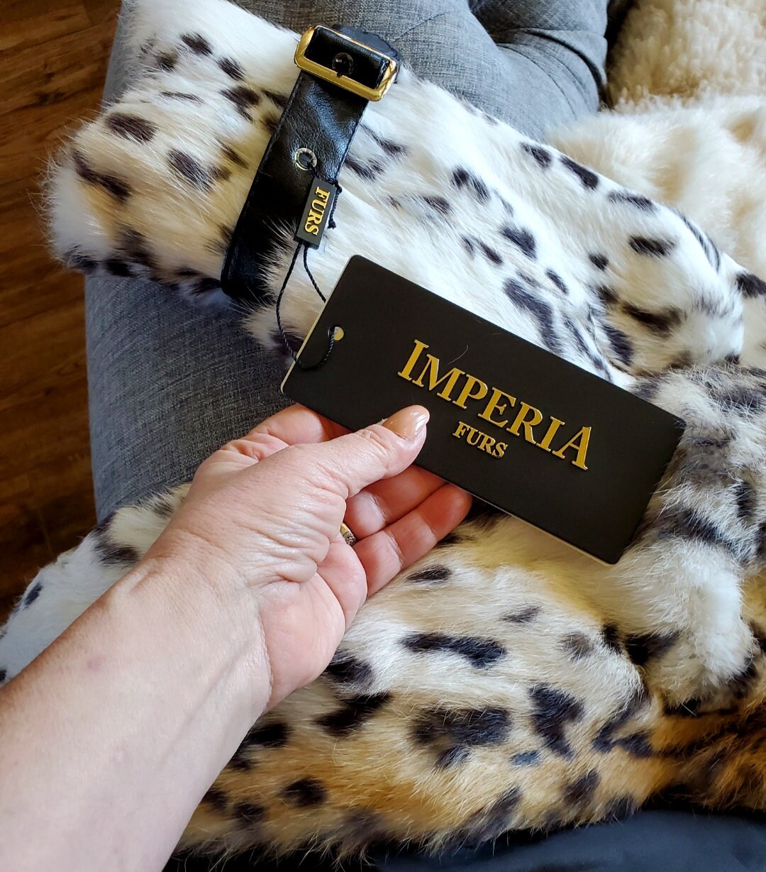 Lynx/leopard Print Rabbit Fur Coat Sz S/M - Etsy