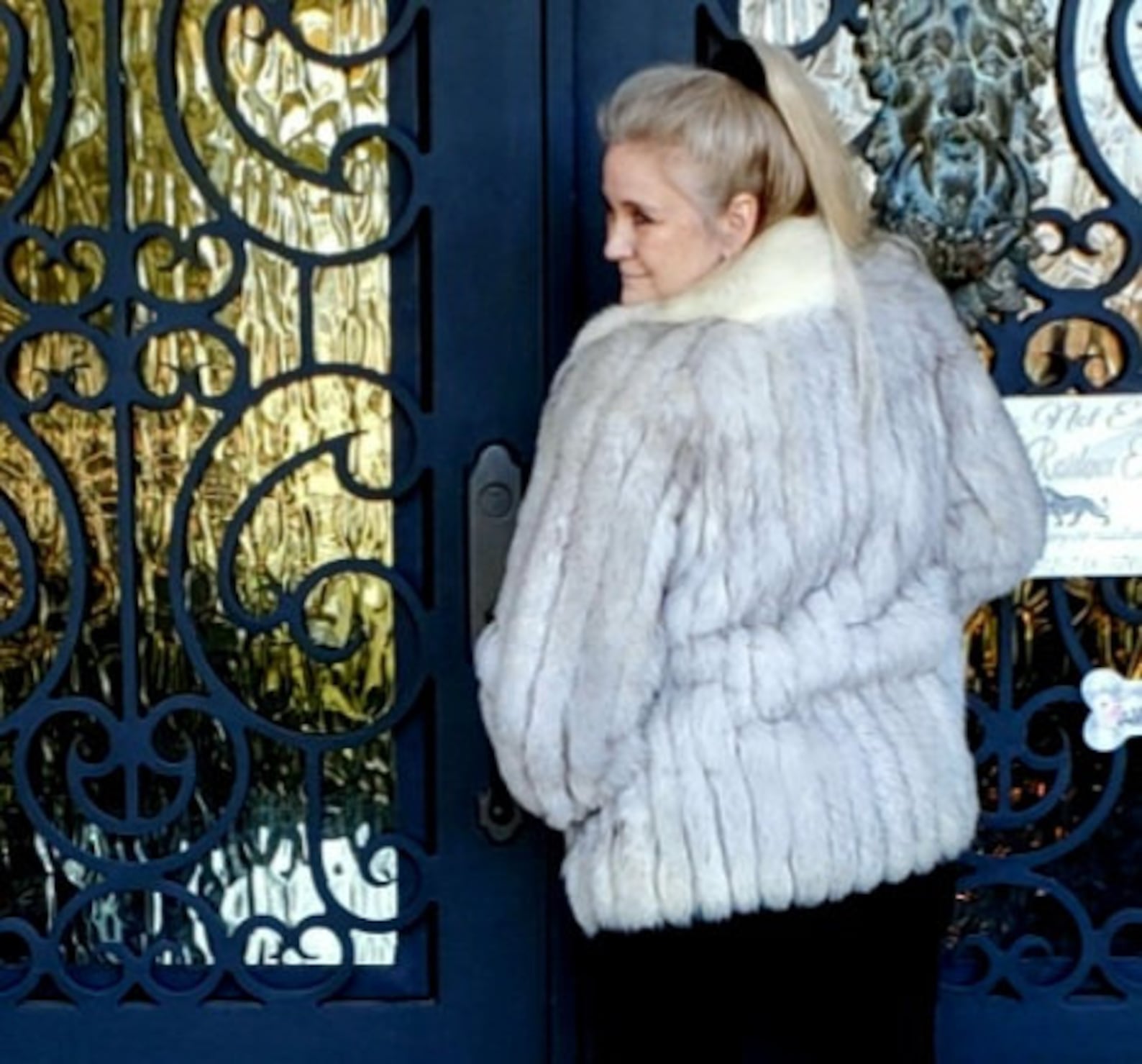 Superior Quality Saga Fox Grey & Ivory Fur Coat - Etsy